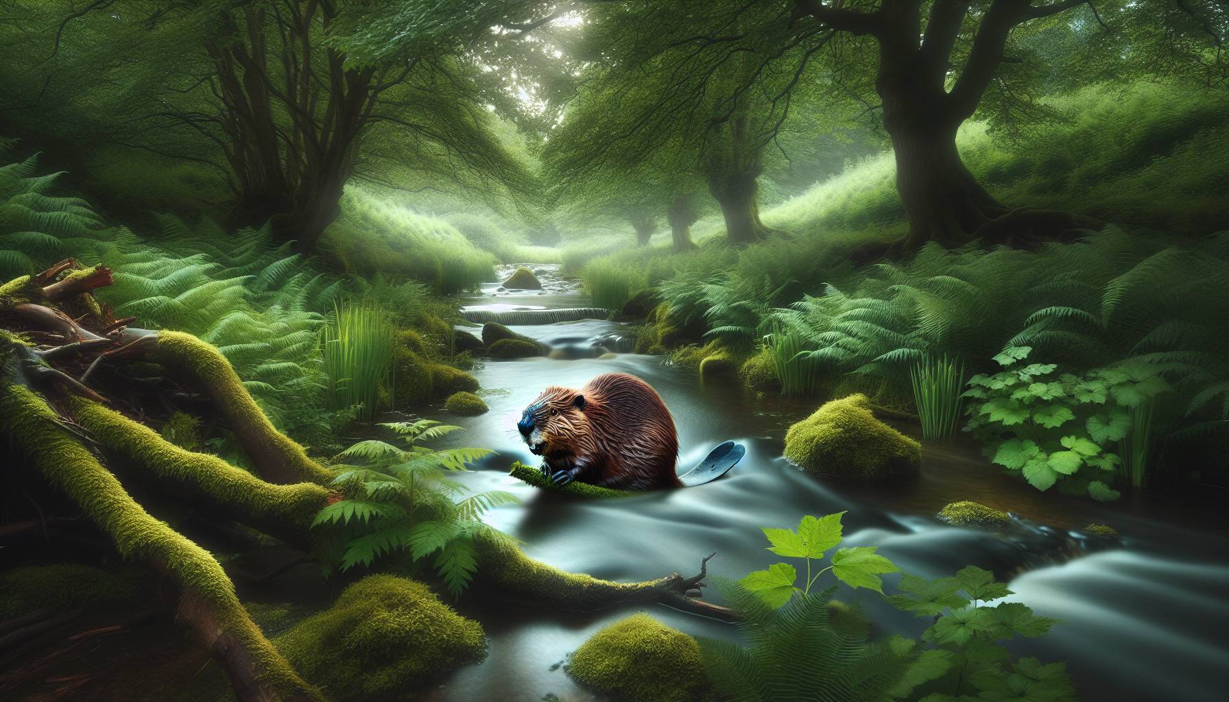 Kokomonster News - Rare Beaver Spotted in UK Nature Reserve